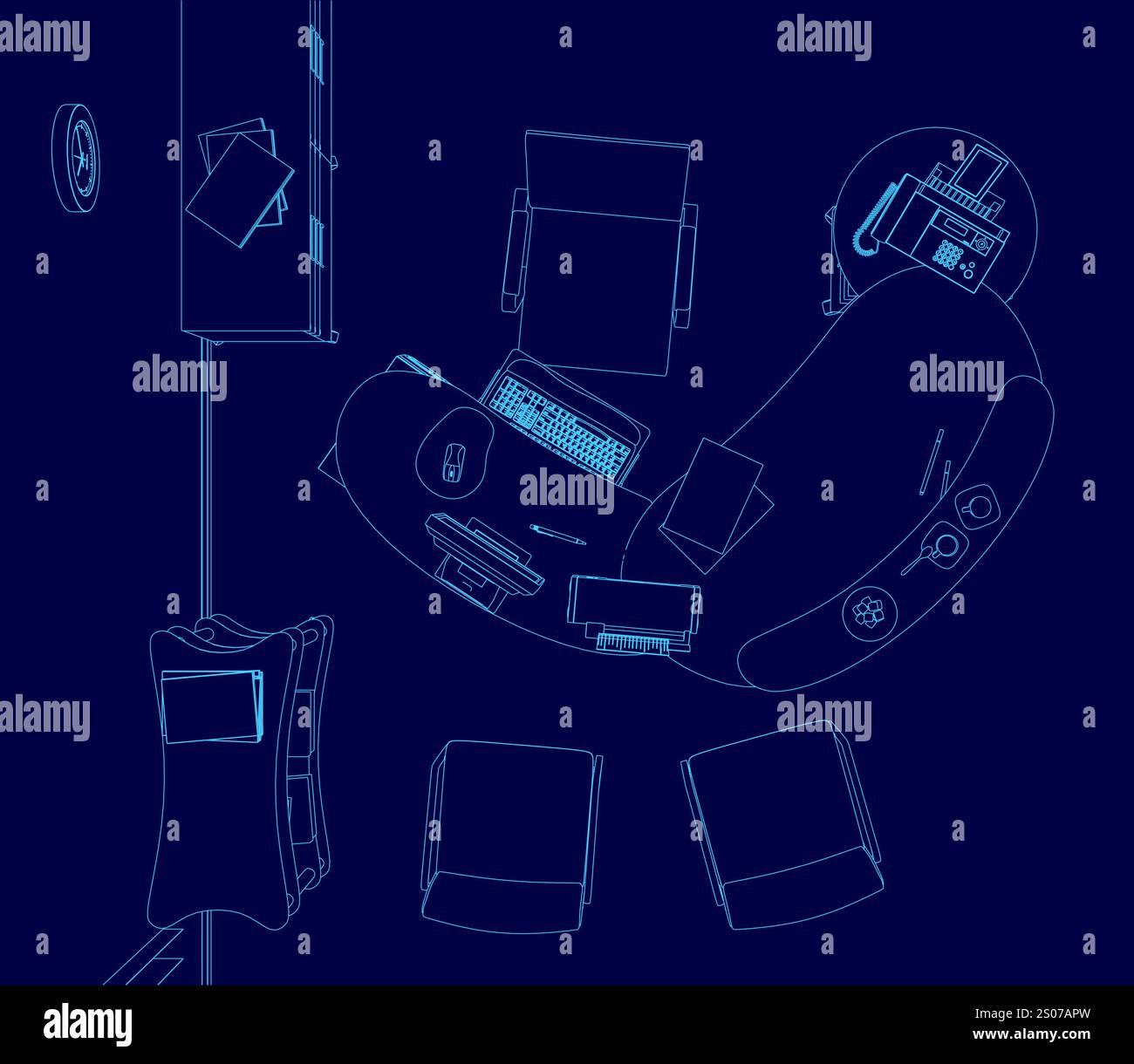 Desk food mouse Stock Vector Images - Alamy