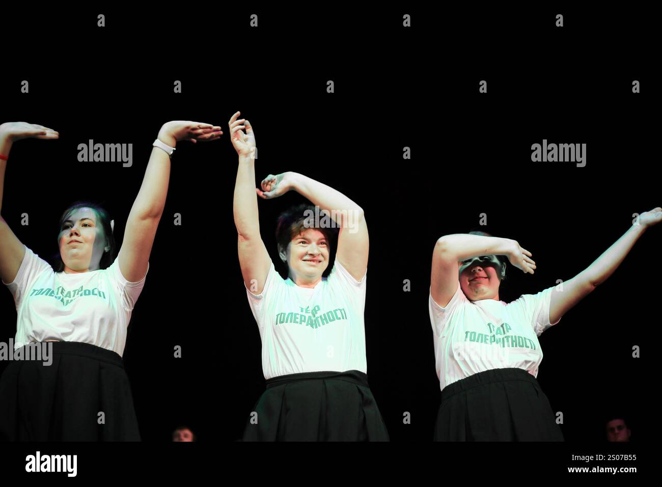 Odessa, Ukraine. 25th Dec, 2024. Female actresses from the Theatre of ...