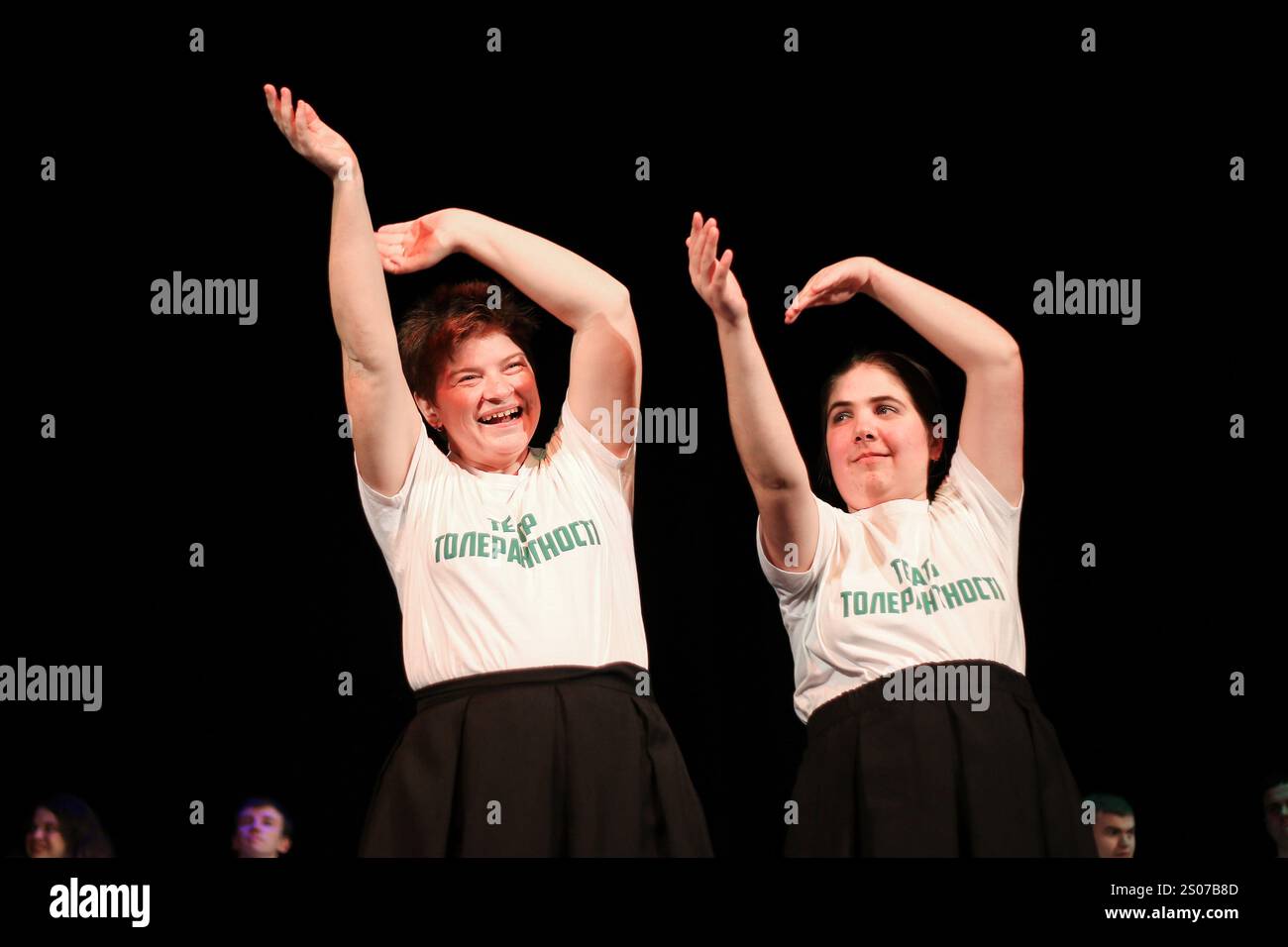 Odessa, Ukraine. 25th Dec, 2024. Female actresses from the Theatre of ...