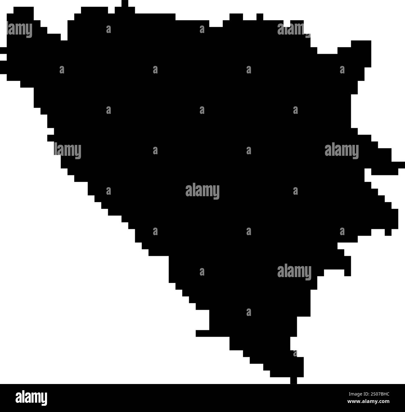 Pixelated world map icons in 8-bit style, featuring over 190 countries ...