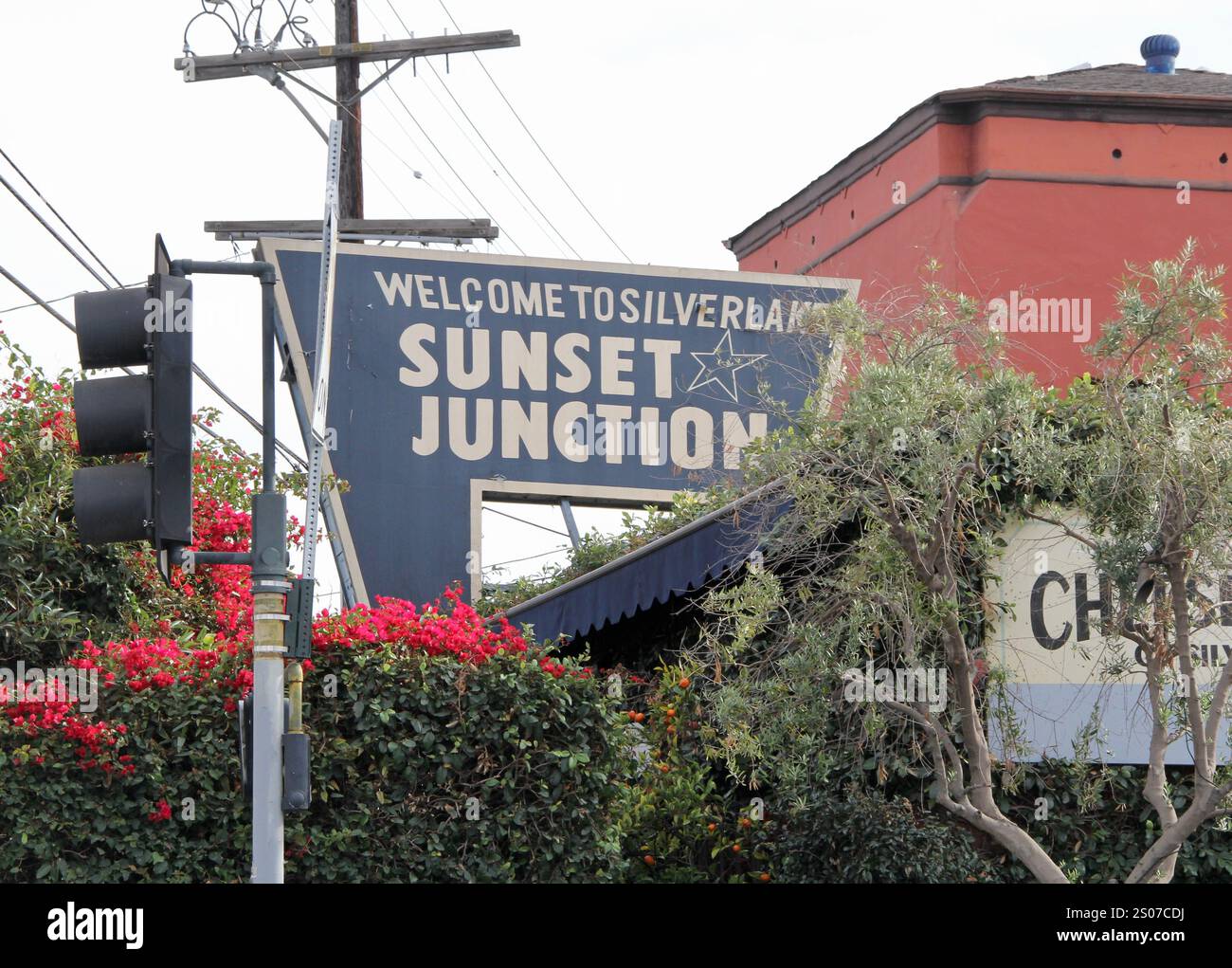 Welcome To Silverlake Sunset Junction Sign Los Angeles Bar Restaurant Nightlife Neighborhood ...