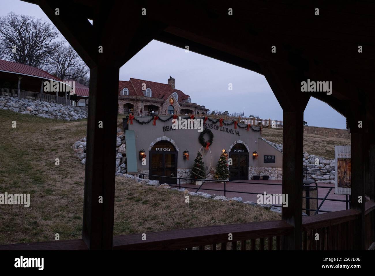 Luray, Virginia, USA. 25th Dec 2024. The outside view of Luray Caverns ...