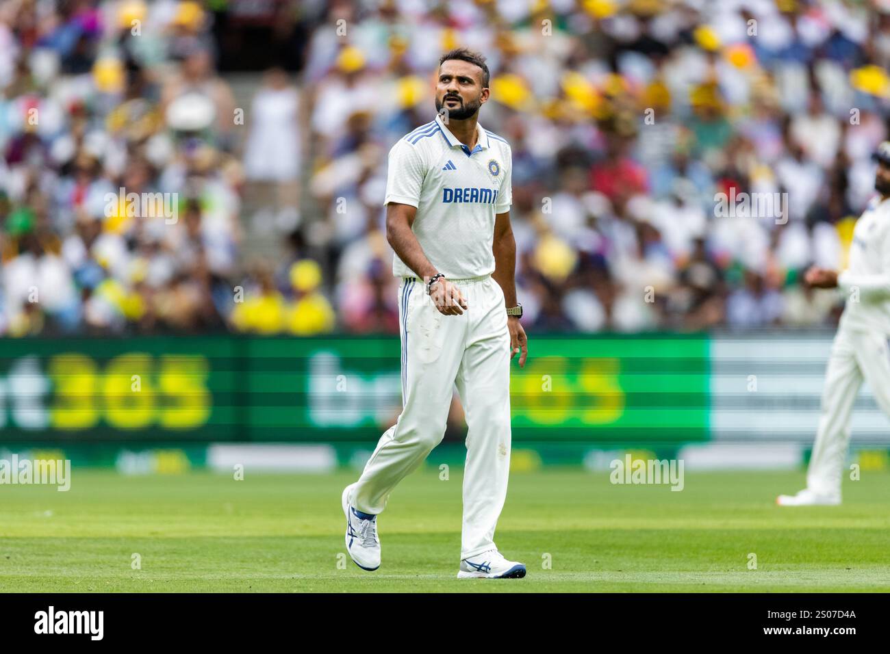 Melbourne, Australia, 26 December, 2024. Akash Deep of India at the ...