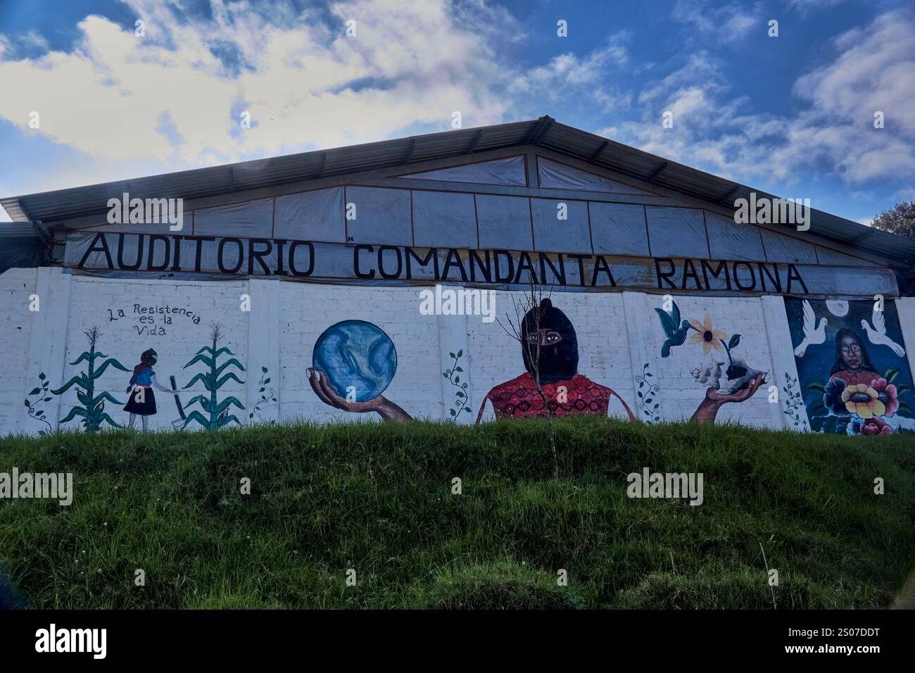 Zapatista Caracol in Chiapas, Mexico, symbol of indigenous resistance ...