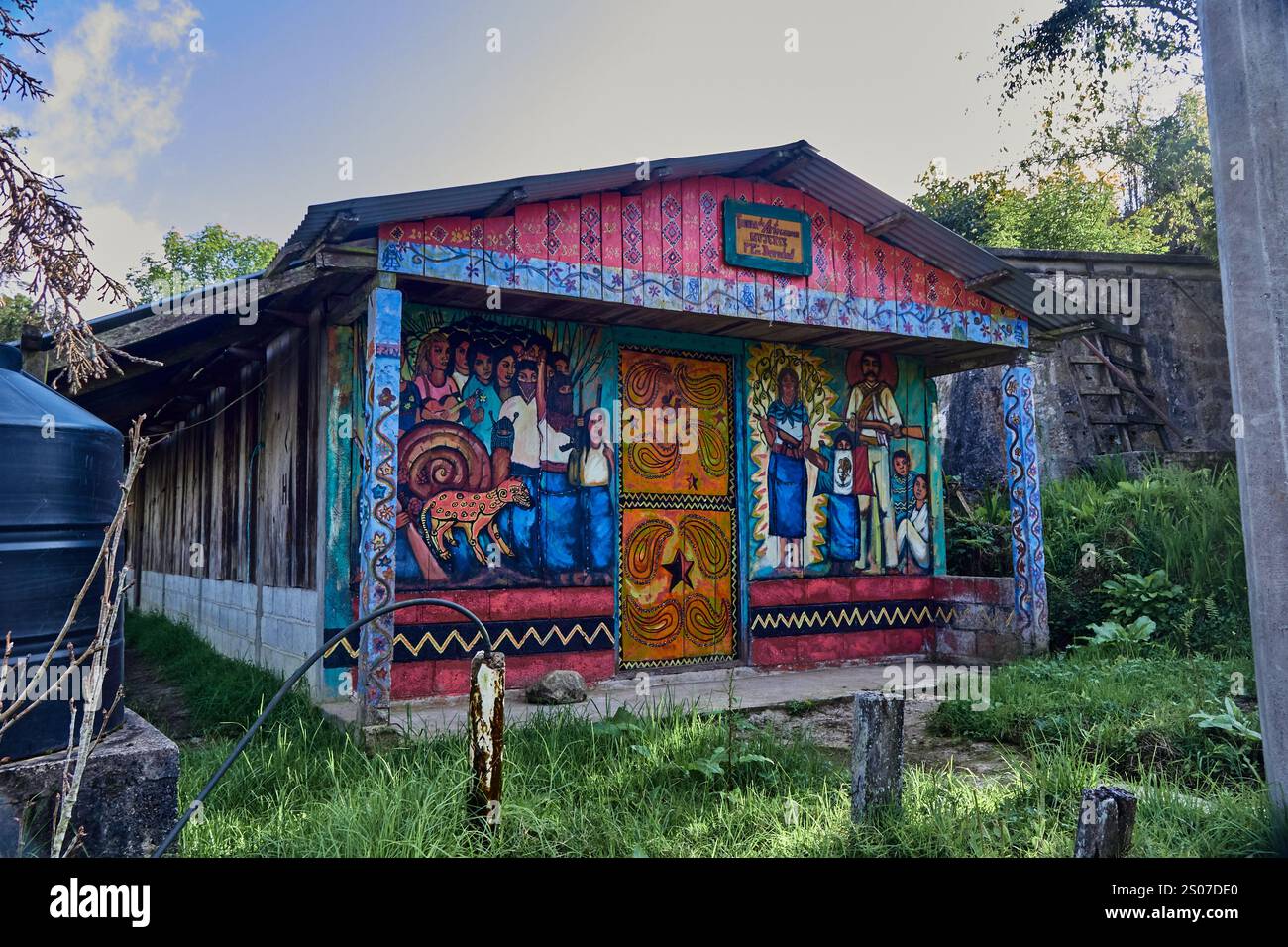 Zapatista Caracol in Chiapas, Mexico, symbol of indigenous resistance ...