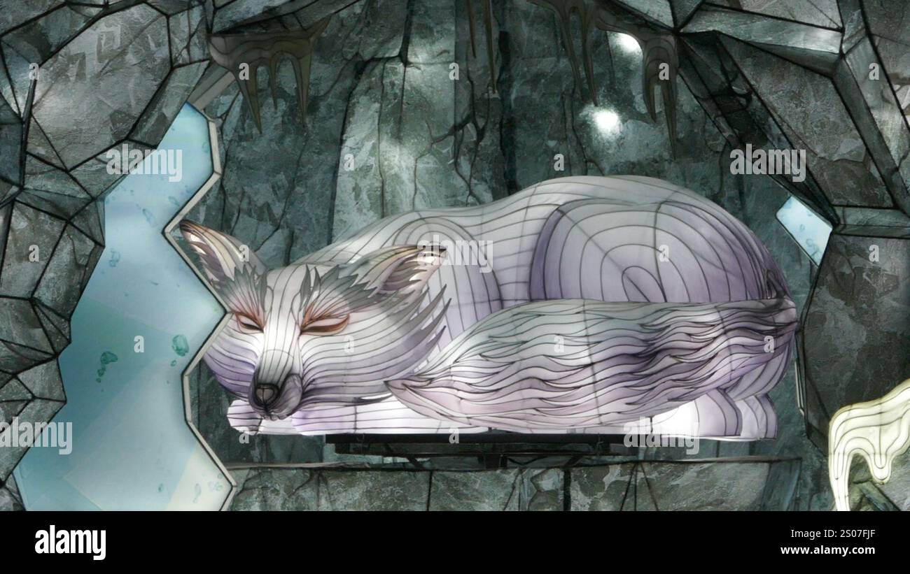 Los Angeles, California, USA 23rd December 2024 Zoo Lights Fox at LA ...