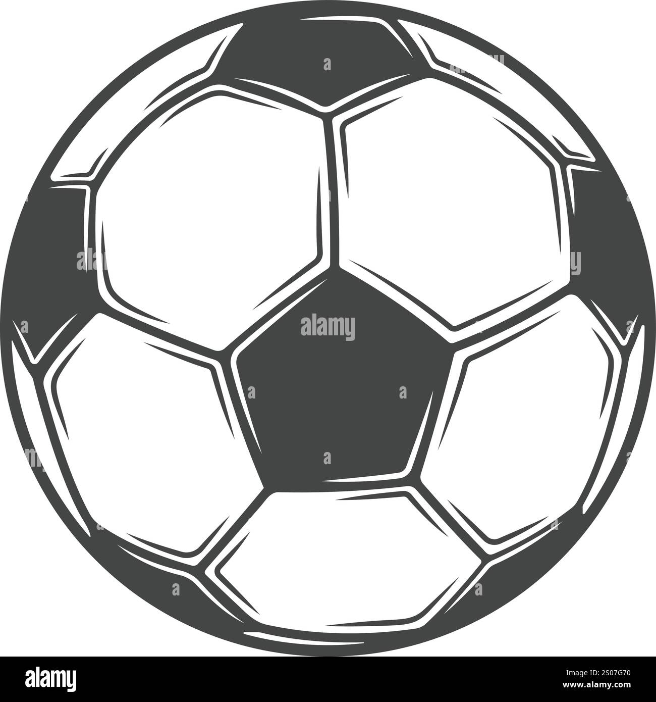 Football ball silhouette, Football ball vector, Football icon, Football ...