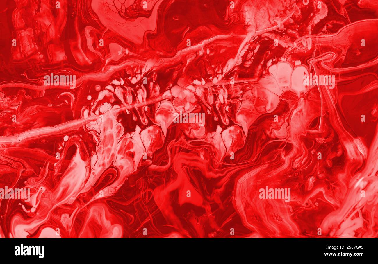 Red ink in water slow hi-res stock photography and images - Alamy