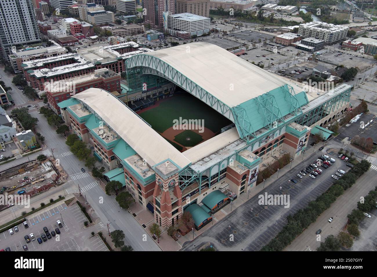A general overall view of Daikin Park (Minute Maid Park), Monday, Dec ...