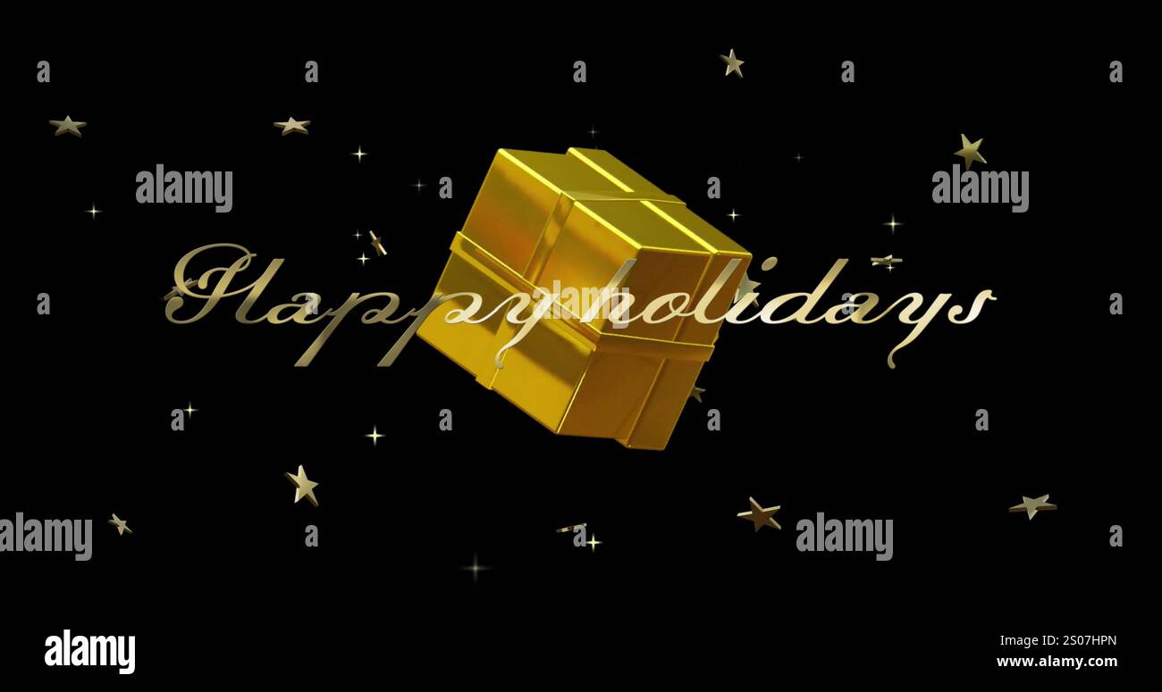 Rotating golden stars hi-res stock photography and images - Alamy
