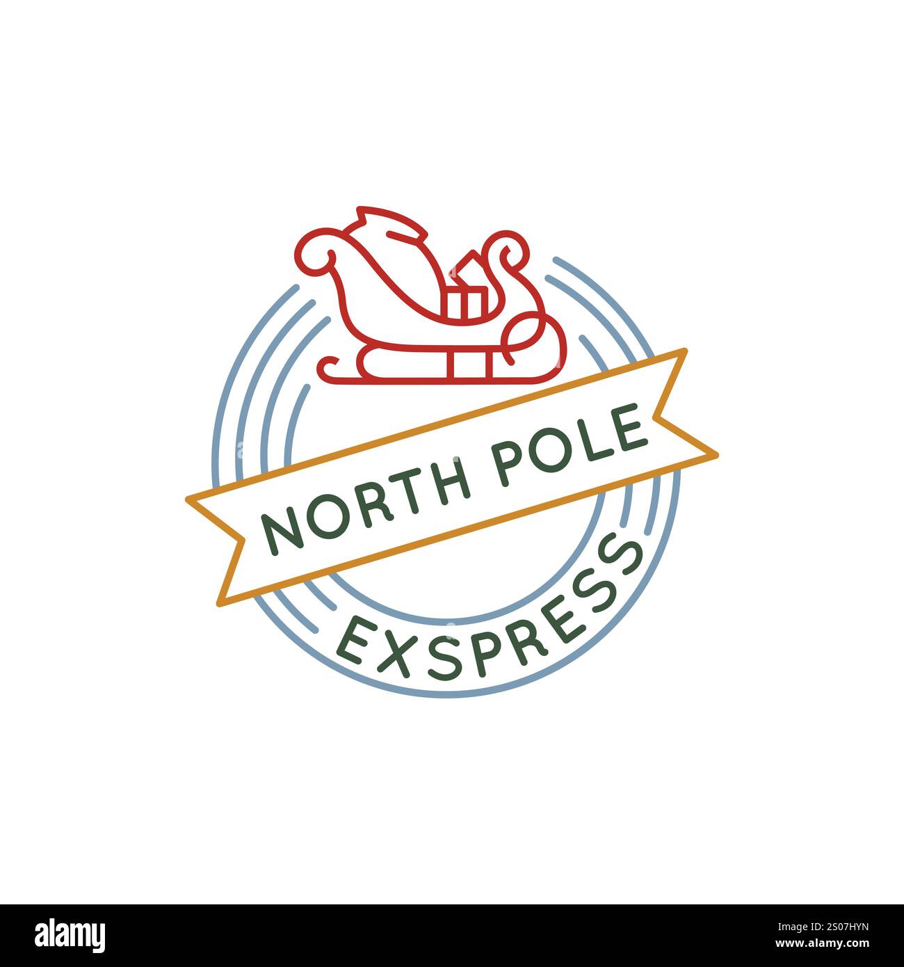 The north pole christmas Cut Out Stock Images & Pictures - Alamy