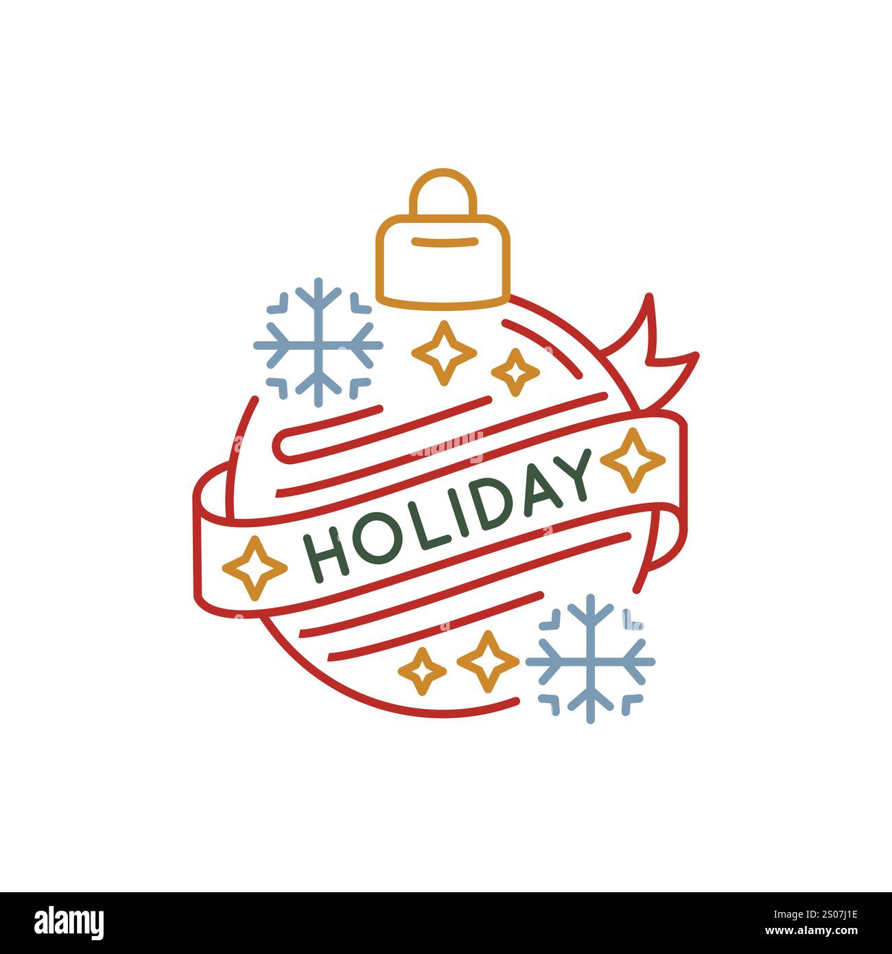 Simple Logo with Holiday icon Stock Vector Image & Art - Alamy