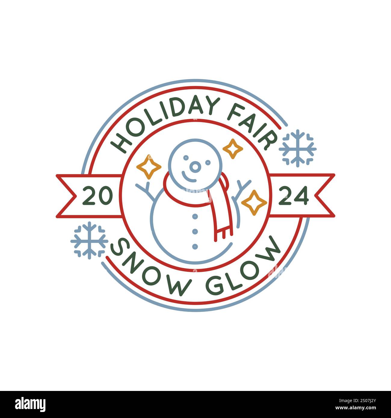 Simple Logo with Holiday Fair icon Stock Vector Image & Art - Alamy