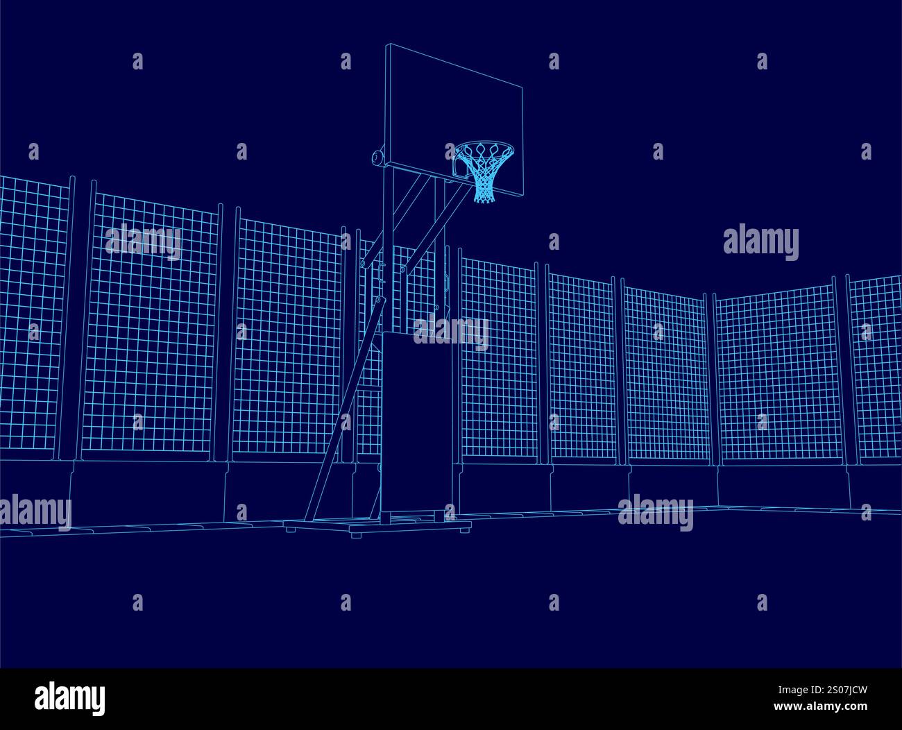 Sports court background light Stock Vector Images - Alamy