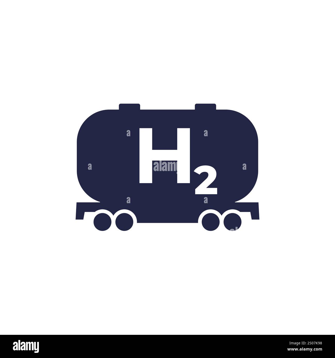 hydrogen tank wagon icon on white Stock Vector Image & Art - Alamy