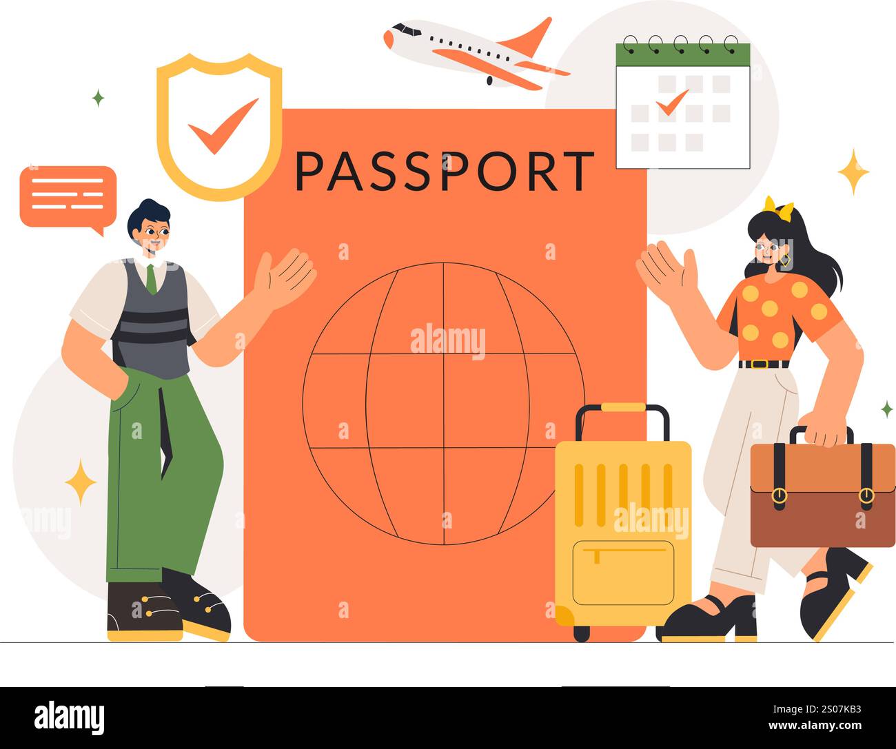 Diplomat Profession Vector Illustration Featuring International ...