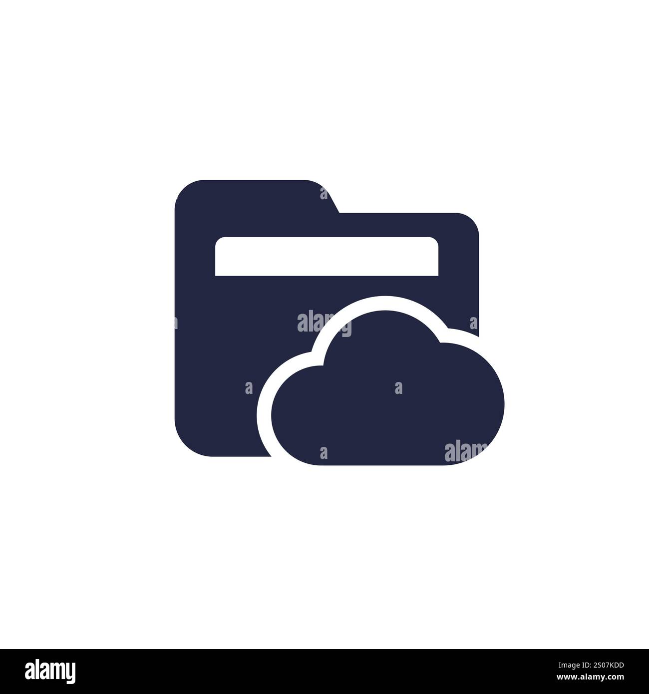 cloud folder icon, pictogram on white Stock Vector Image & Art - Alamy