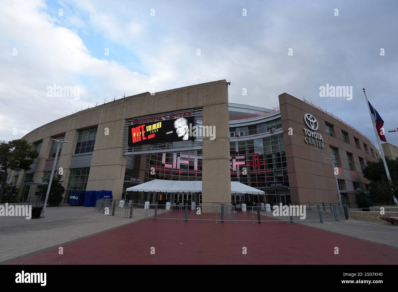 A general overall view of the Toyota Center, Monday, Dec. 23, 2024, in ...