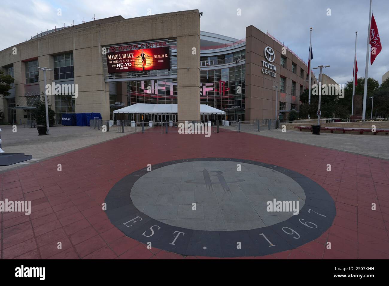 A general overall view of the Toyota Center, Monday, Dec. 23, 2024, in ...