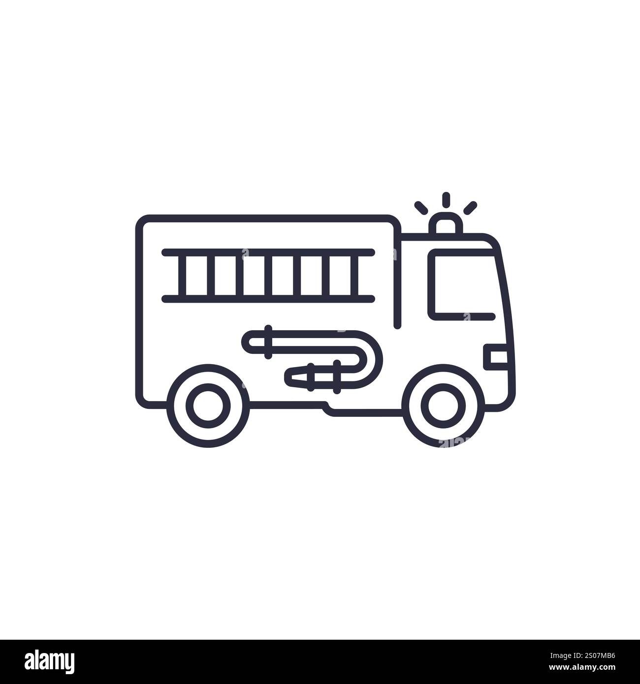 Fire department engine Cut Out Stock Images & Pictures - Alamy