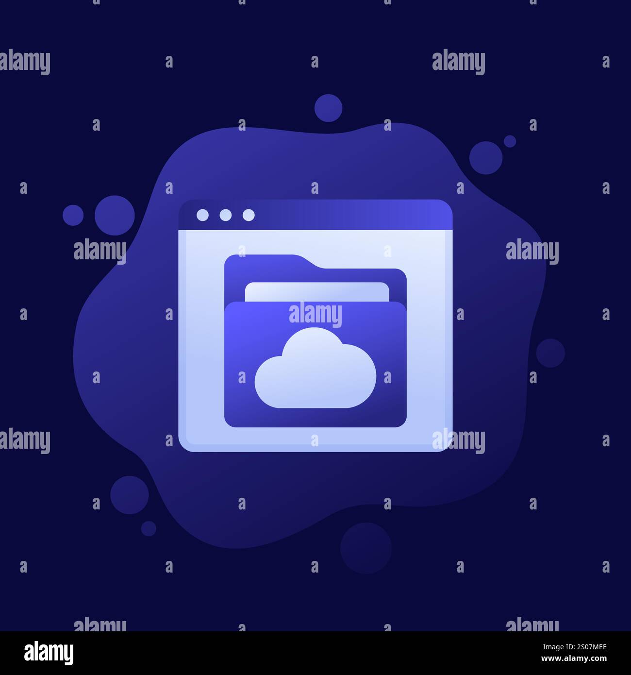 online folder icon, vector design Stock Vector Image & Art - Alamy