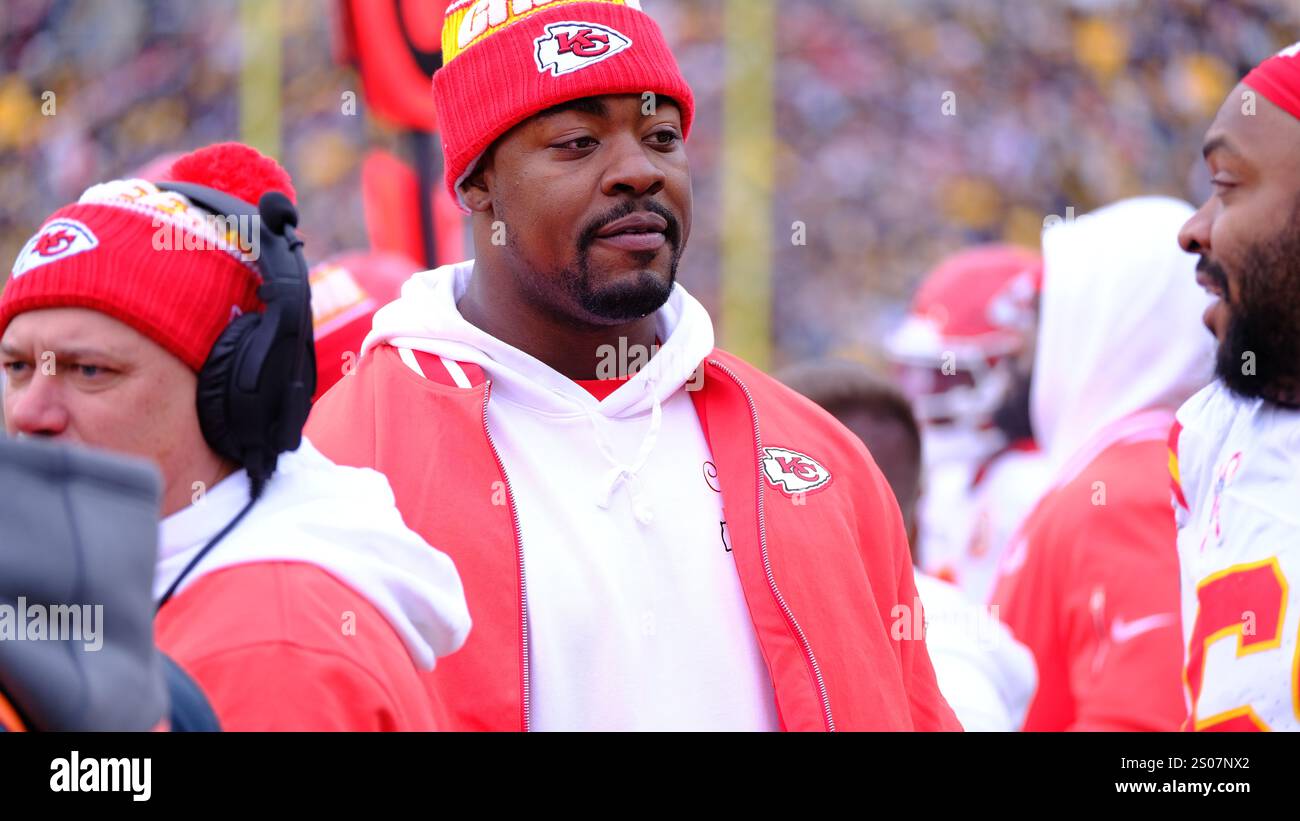December 25, 2024: Chris Jones #95 during the Steelers vs Chiefs in ...