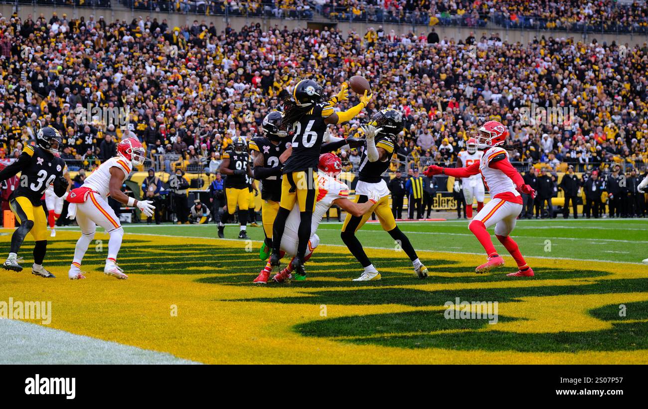 Cory Trice Jr. 25th Dec, 2024. #27 during the Steelers vs Chiefs in ...