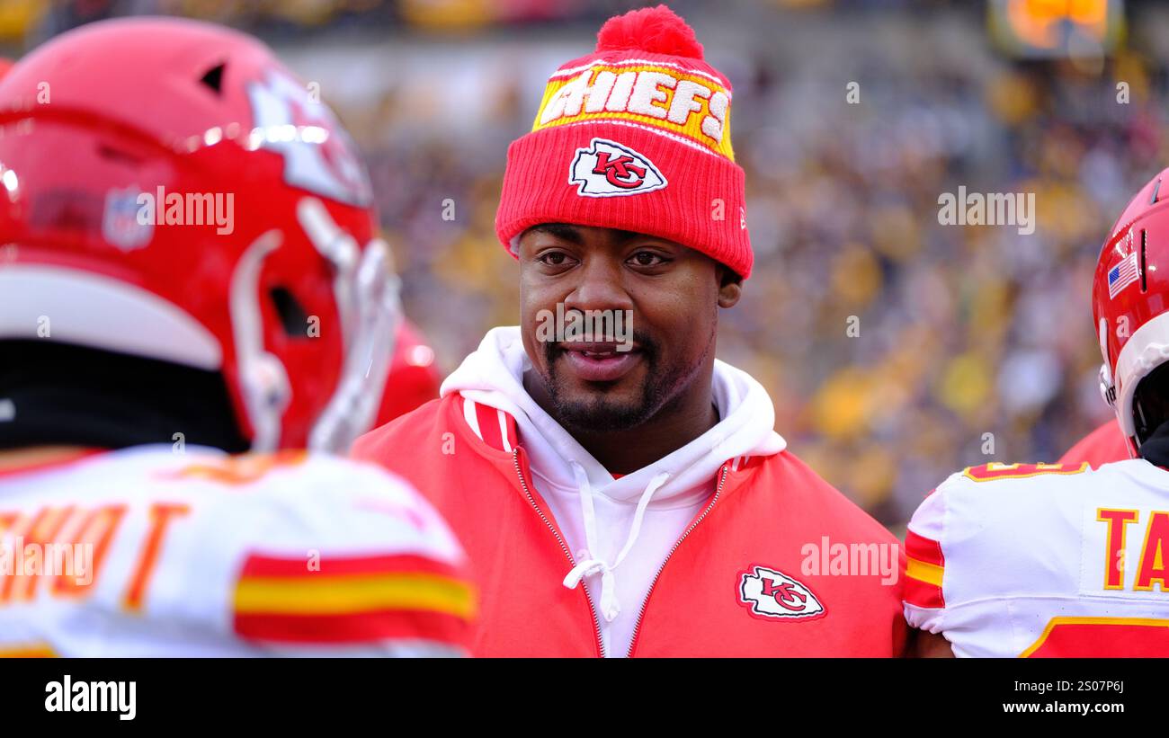 Pittsburgh, PA, USA. 25th Dec, 2024. Chris Jones #95 during the ...