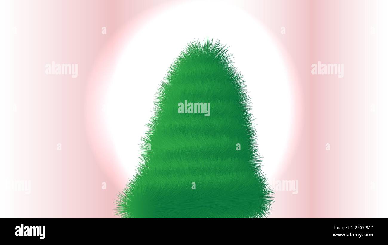 Green tree on radial glossy background wallpaper Stock Vector Image ...