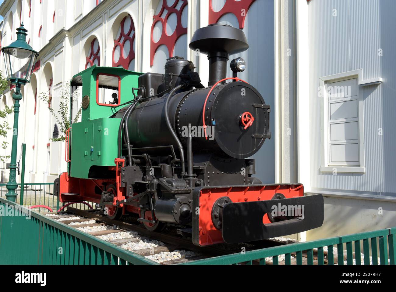 Vintage Kraus steam loco 7311, built 1917, in Prater Park, Vienna ...