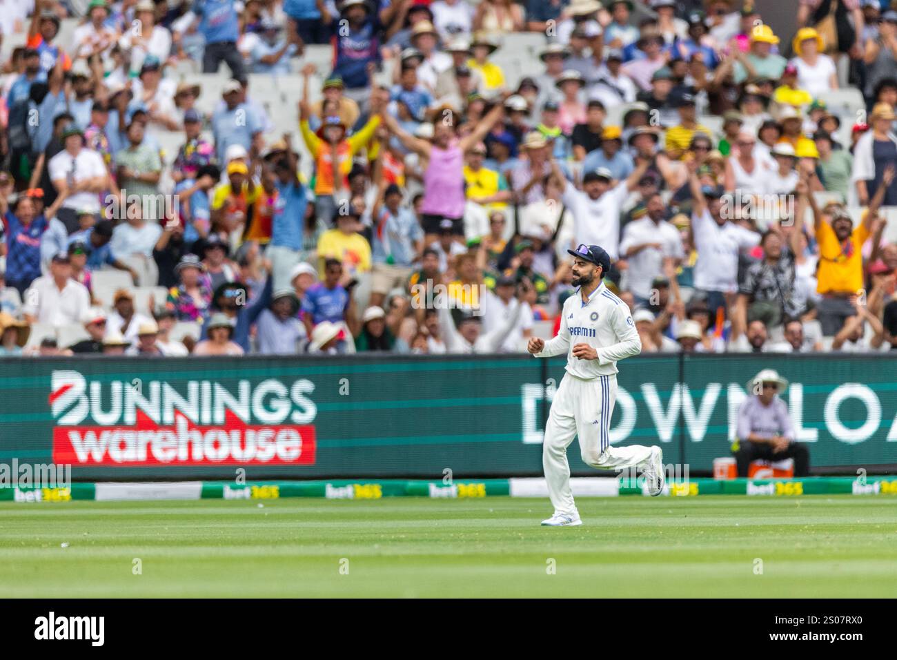 Melbourne, Australia, 26 December, 2024. Virat Kohli of India takes a ...