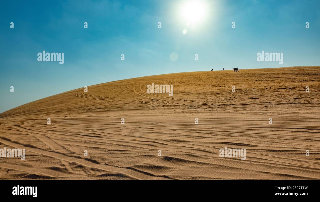 Sealine beach sand dunes Mesaieed Doha Qatar 20/05/2024 Stock Photo - Alamy