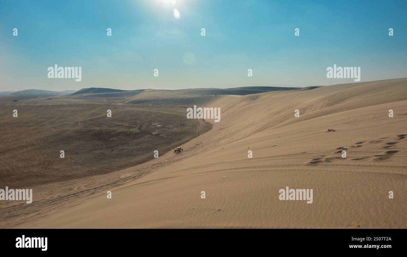Sealine beach sand dunes Mesaieed Doha Qatar 20/05/2024 Stock Photo - Alamy