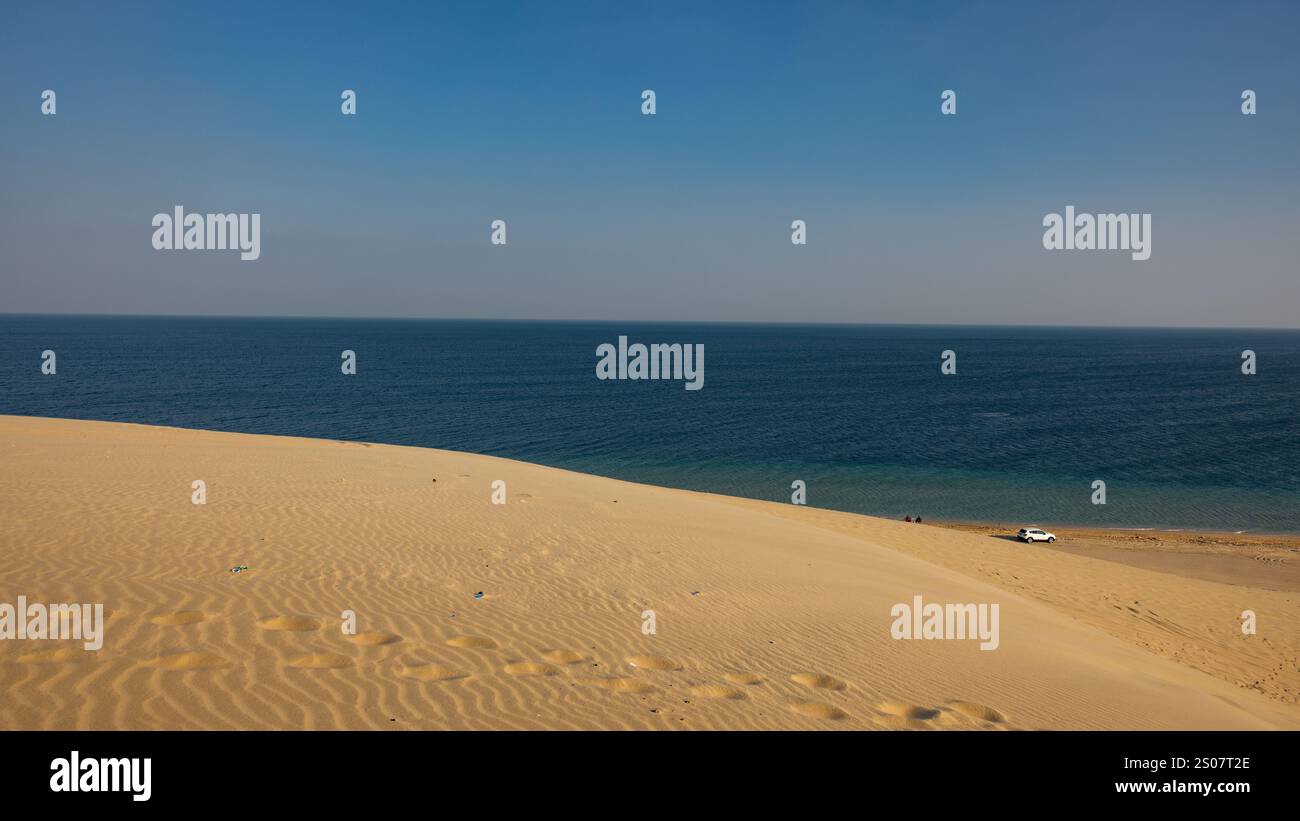 Sealine beach sand dunes Mesaieed Doha Qatar 20/05/2024 Stock Photo - Alamy
