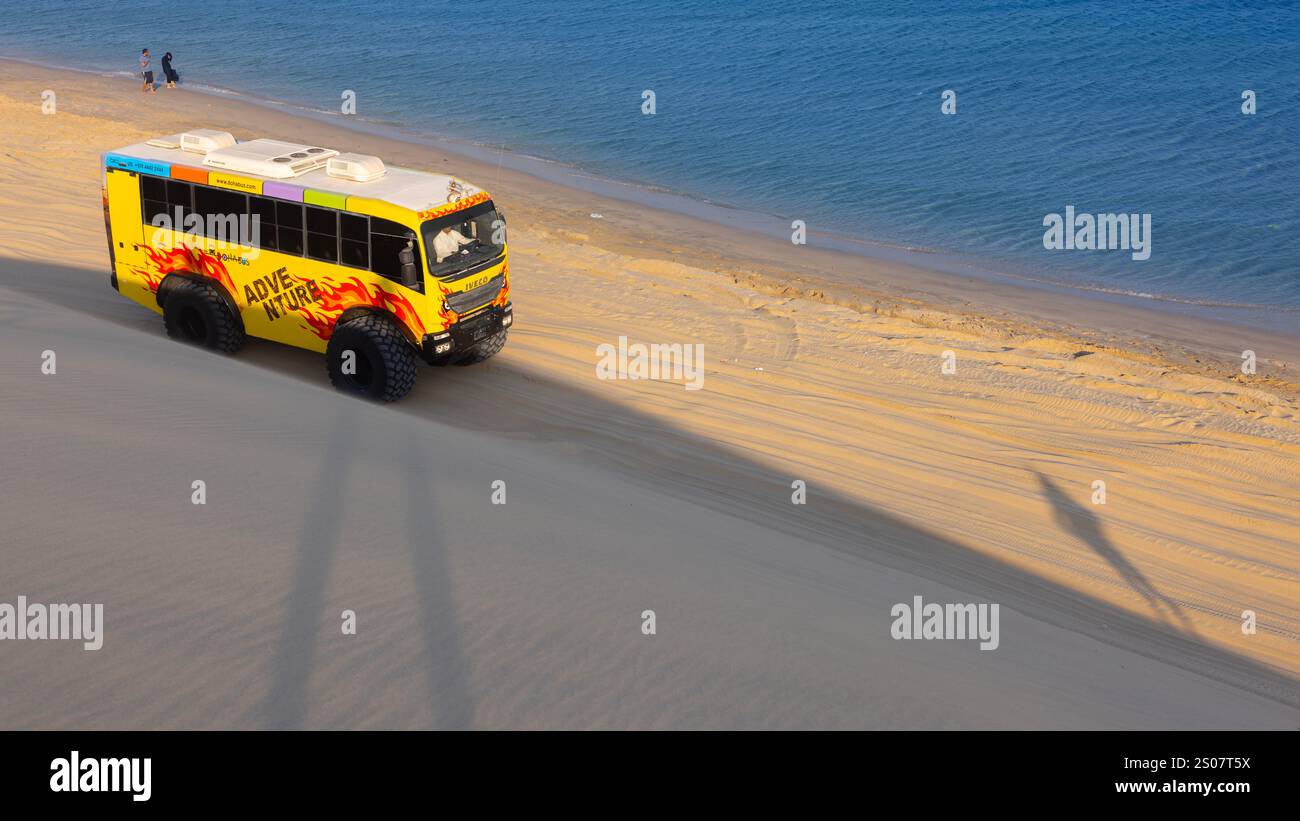 Sealine beach sand dunes Mesaieed Doha Qatar 20/05/2024 Stock Photo - Alamy