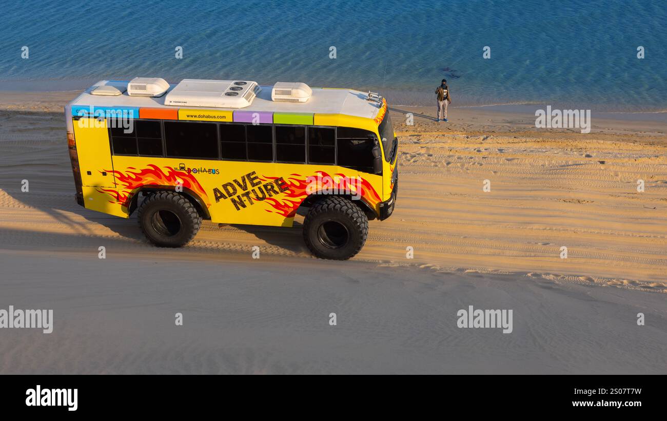 Sealine beach sand dunes Mesaieed Doha Qatar 20/05/2024 Stock Photo - Alamy