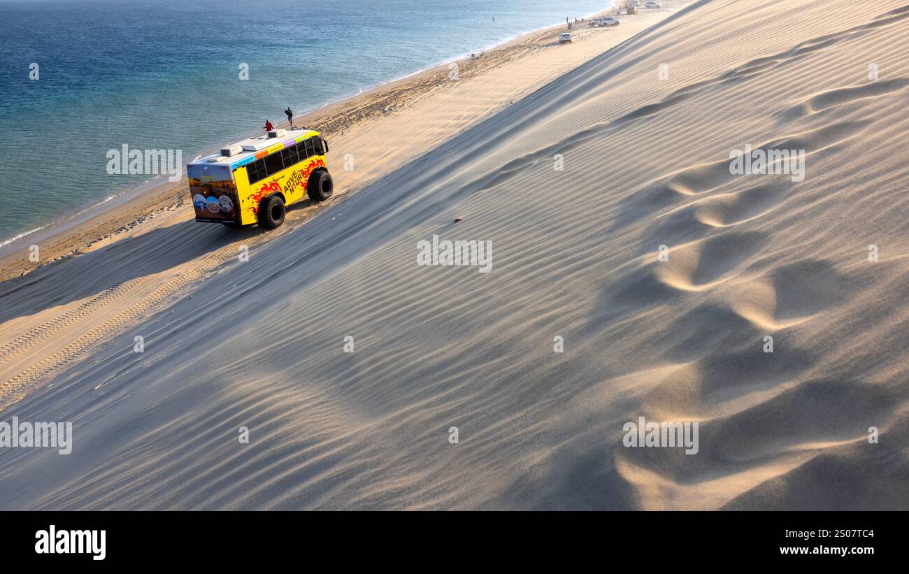 Sealine beach sand dunes Mesaieed Doha Qatar 20/05/2024 Stock Photo - Alamy