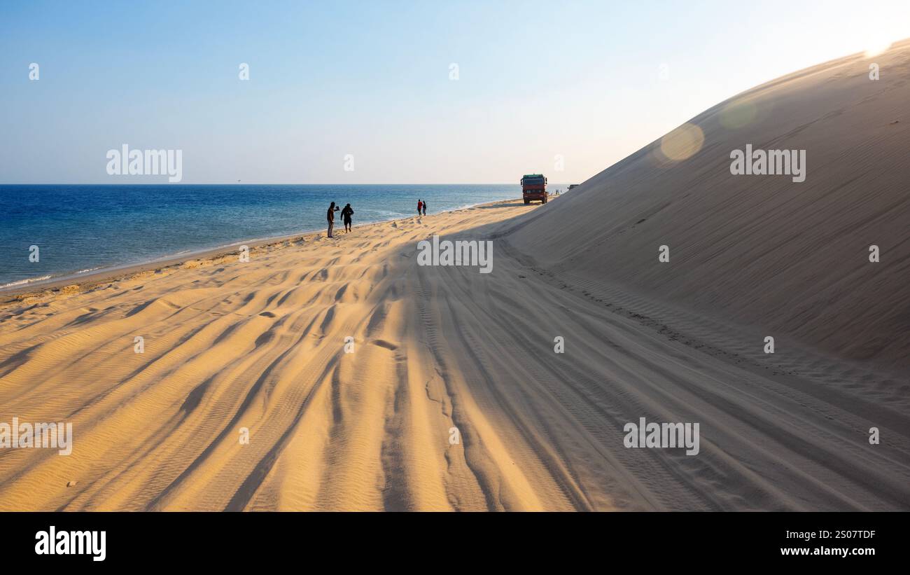 Sealine beach sand dunes Mesaieed Doha Qatar 20/05/2024 Stock Photo - Alamy