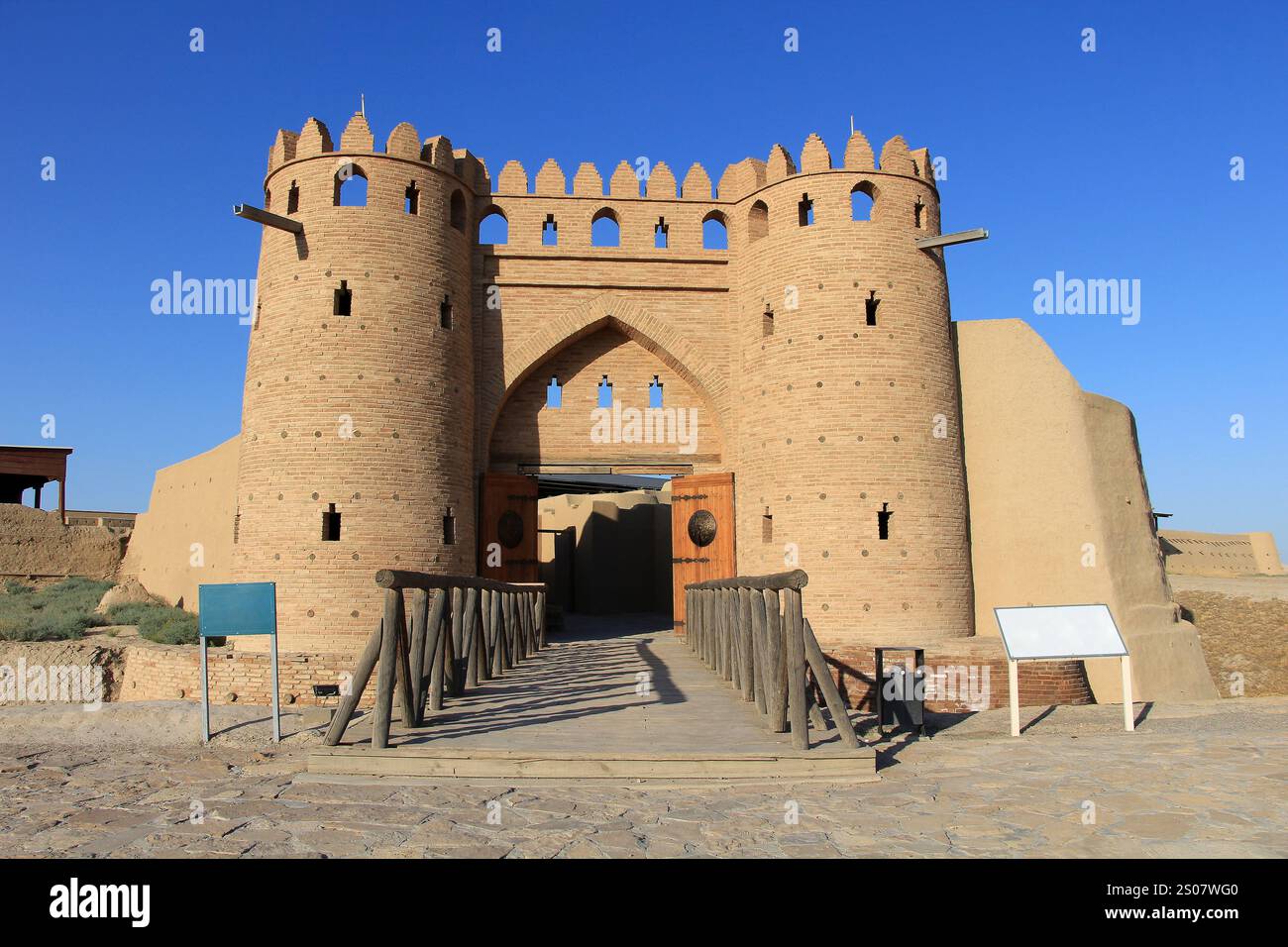 The historical city of Otrar was destroyed by the Mongol ruler Genghis ...