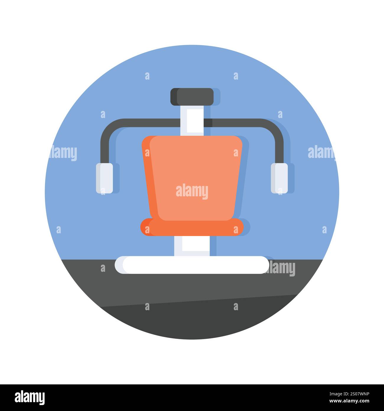 Grab this beautifully designed flat icon of Gym machine, workout ...