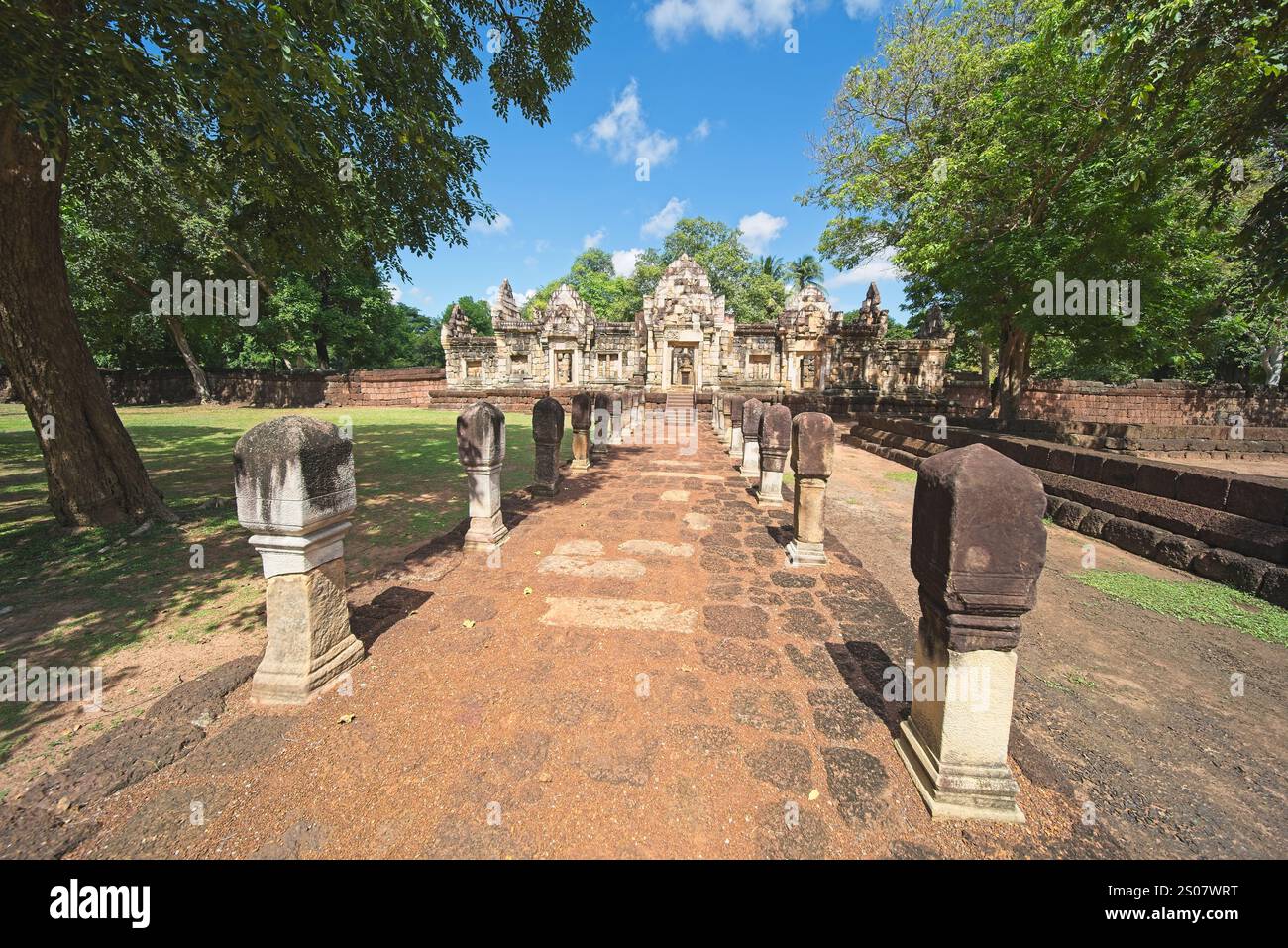 Sadok kok Thom Historical Park, a beautiful Temple in the khok sung ...