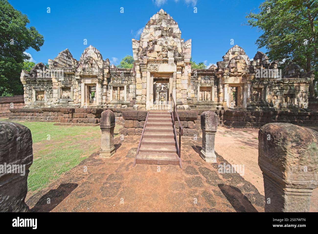 Sadok kok Thom Historical Park, a beautiful Temple in the khok sung ...
