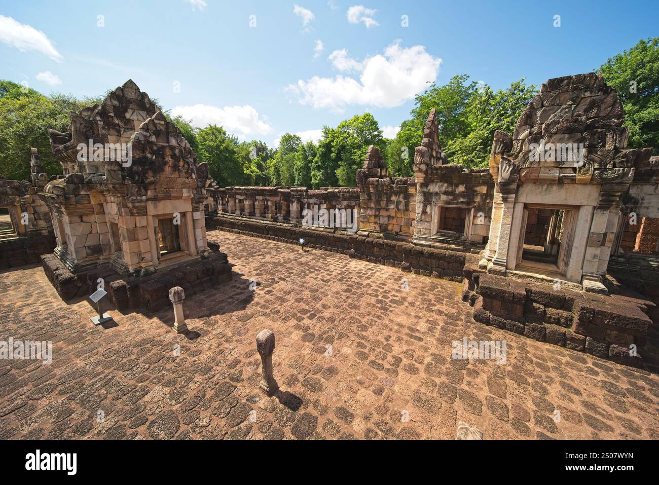 Sadok kok Thom Historical Park, a beautiful Temple in the khok sung ...