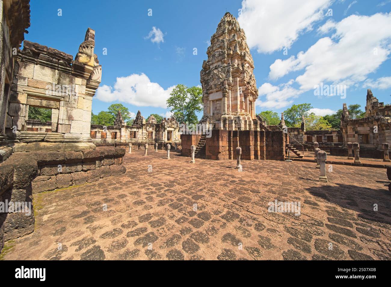 Sadok kok Thom Historical Park, a beautiful Temple in the khok sung ...