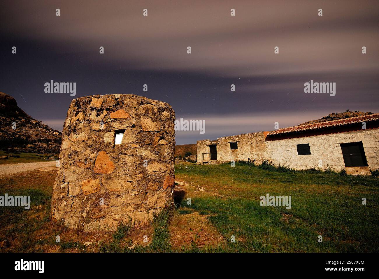 Old Prison in Bustarviejo, Madrid, Spain Stock Photo - Alamy