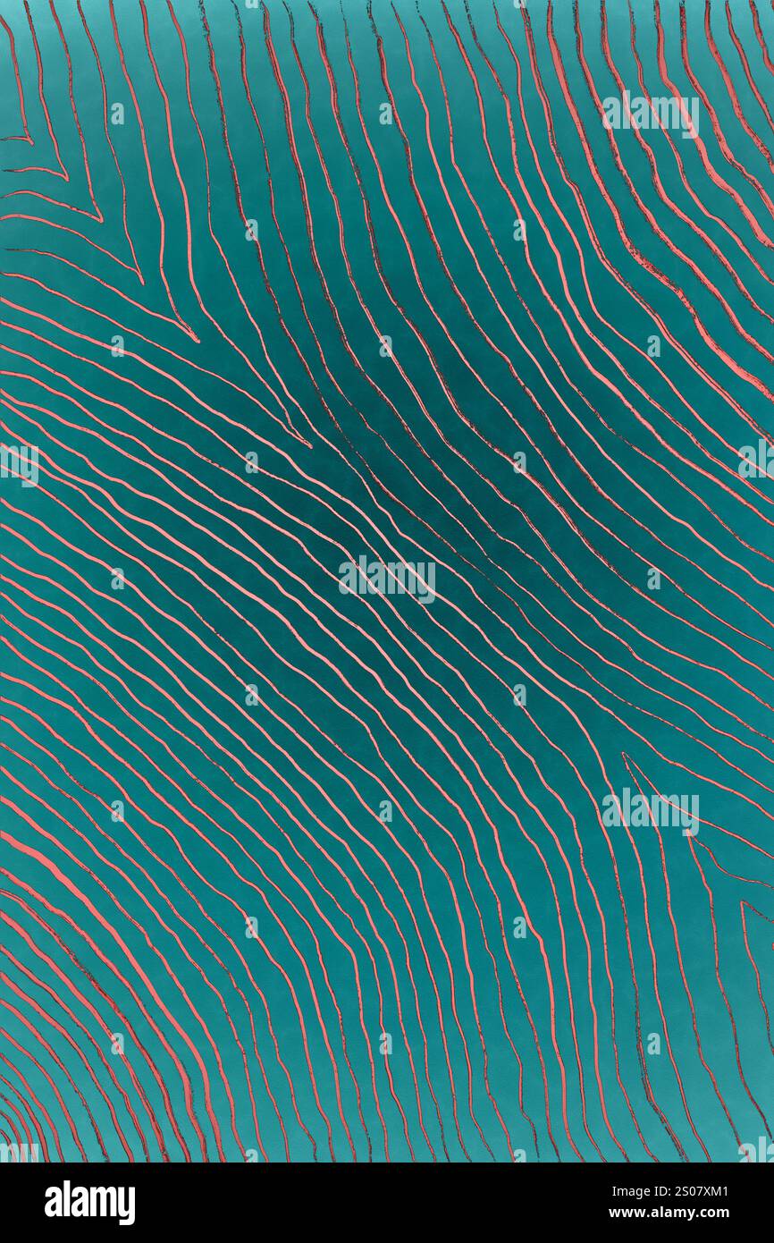 Abstract line art texture, minimalist line art pattern, blue rose gold ...