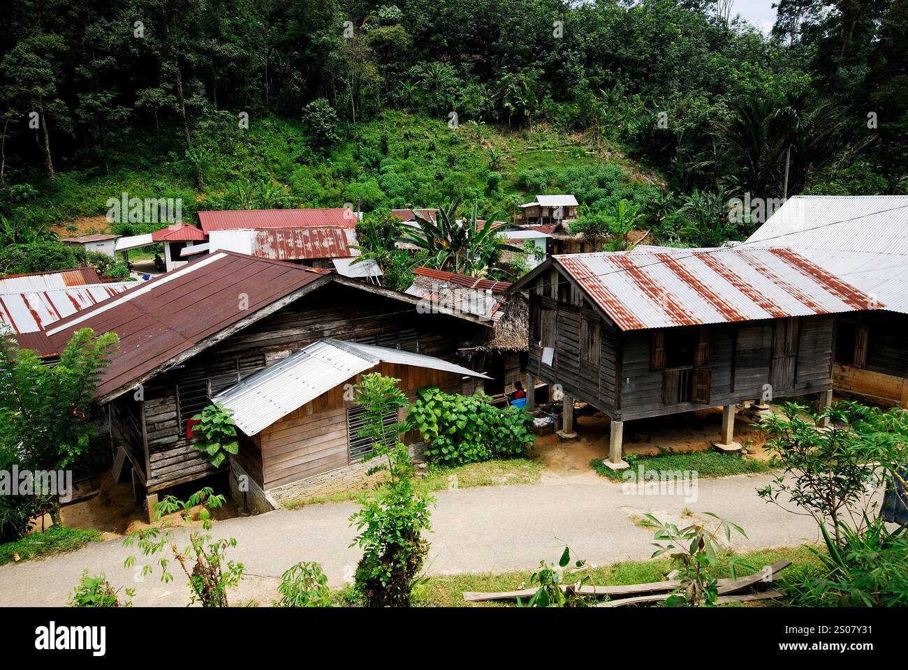 Kampung close to Tapah, Perak, Malaysia Stock Photo - Alamy