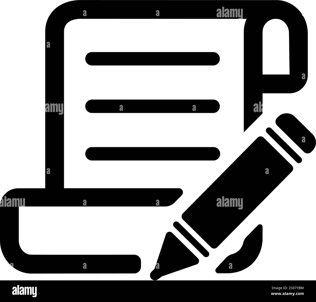 Reading document paper Black and White Stock Photos & Images - Alamy