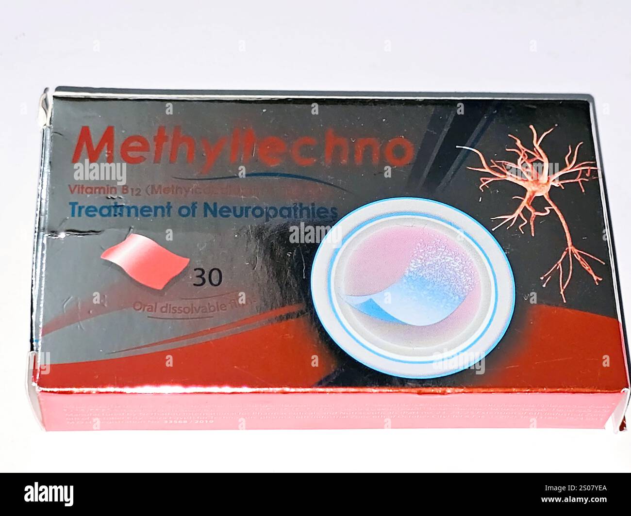 Cairo, Egypt, November 26 2024: Methyltechno oral dissolvable film ...