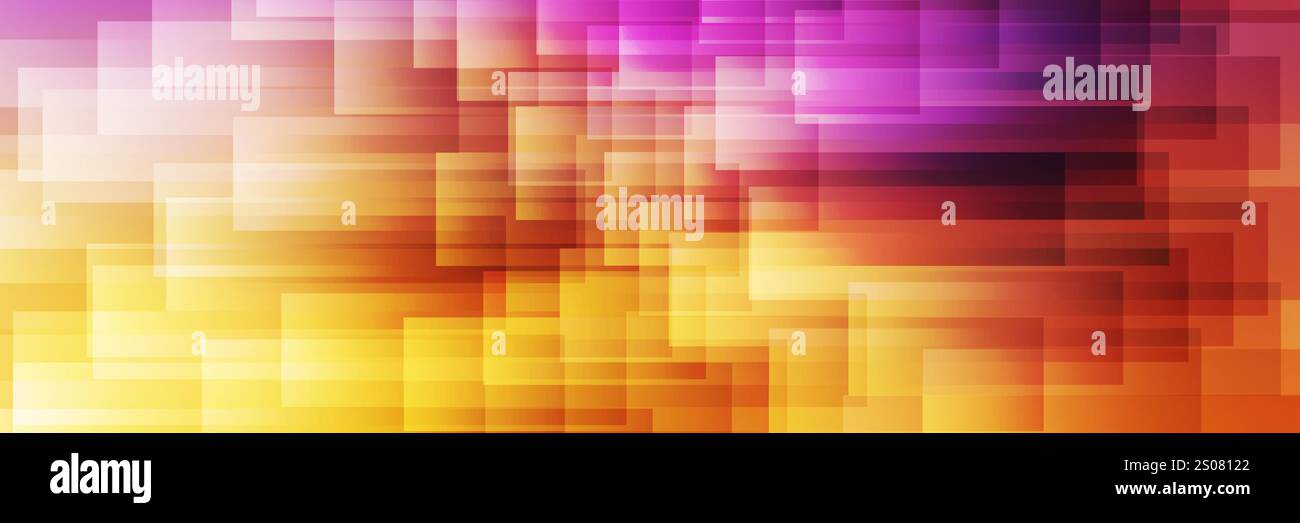 Abstract Layered Overlapping Geometric Gradient Shapes Pattern with ...